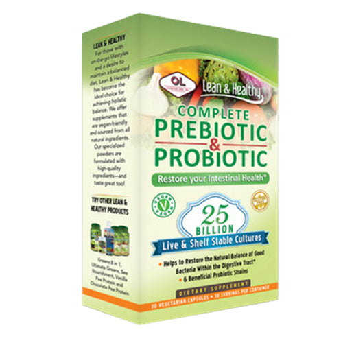 Buy Complete Prebiotic & Probiotic 30 Veg Caps By Olympian Labs ...