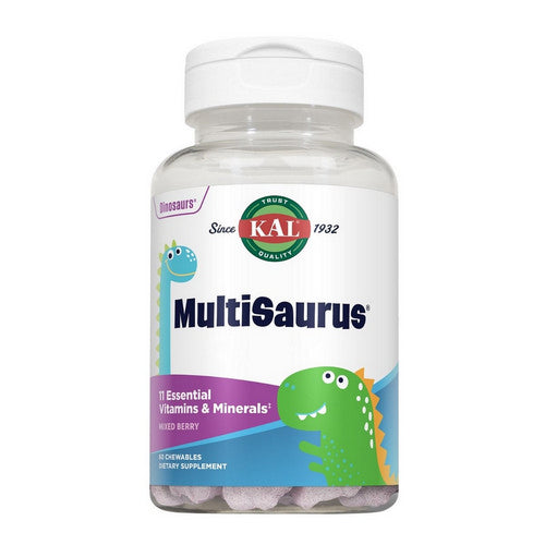 Buy MultiSaurus Mixed Berry 60 Chews By Kal | Herbspro.com