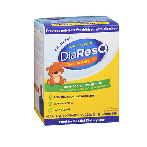 Buy Diaresq Children's Soothing Diarrhea Relief Drink Mix Packets ...