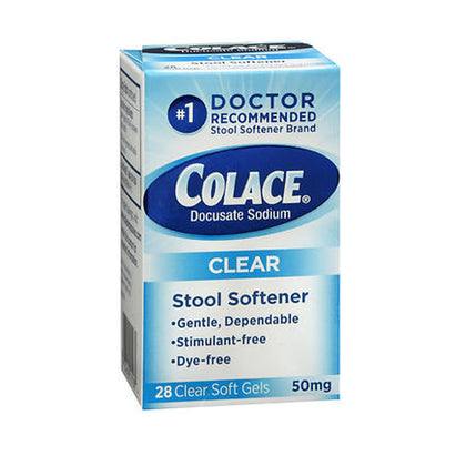 Buy Colace Clear Stool Softener Soft Gels 28 Caps By Colace | Herbspro.com