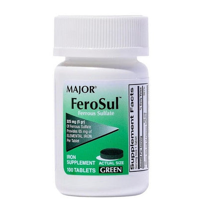 Buy Mineral Supplement Feosol Iron 325 mg Strength Tablet 100 per ...
