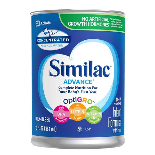 Buy Infant Formula Similac Advance 13 oz. Can Liquid Concentrate Count ...