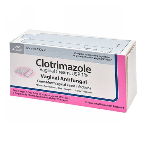 Buy Clotrimazole Vaginal Cream 1% 1.5 Oz By Actavis | Herbspro.com ...