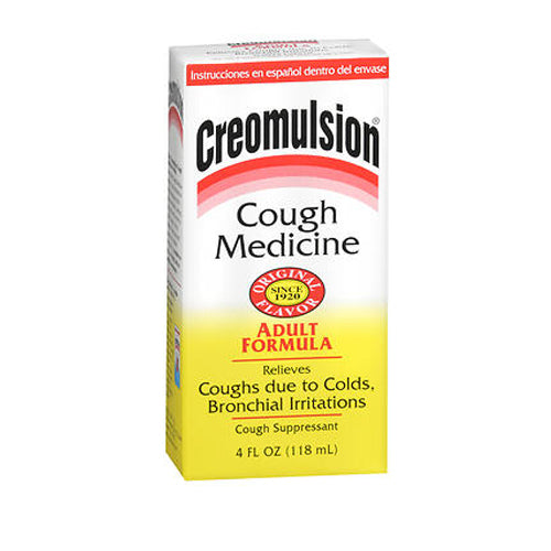 Buy Cough Medicine Adult Formula 4 Oz By Creomulsion | Herbspro.com
