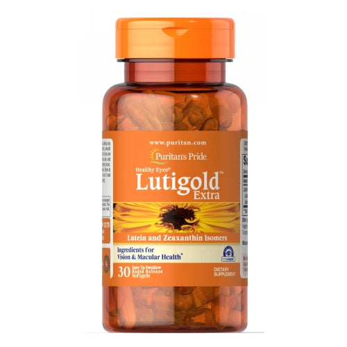 Buy Healthy Eyes Lutigold Extra with Zeaxanthin 30 Softgels By Puritan ...