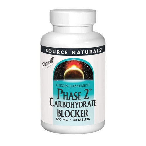 Buy Phase 2 Carbohydrate Blocker 30 Tabs By Source Naturals | Herbspro.com