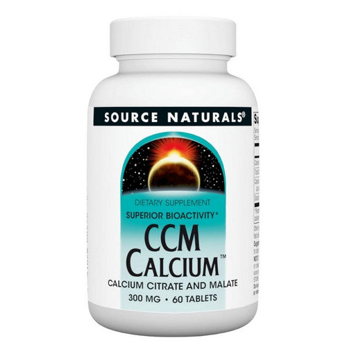 Buy CCM Calcium 60 Tabs By Source Naturals | Herbspro.com