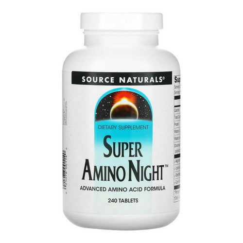 Buy Super Amino Night 240 Tabs By Source Naturals | Herbspro.com