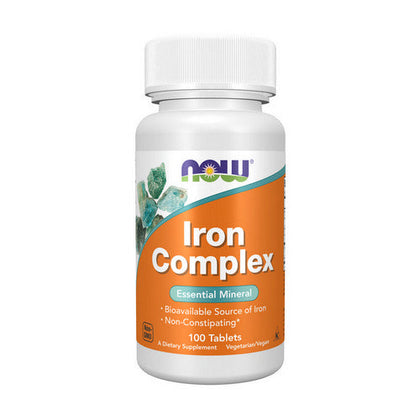 Buy Iron Complex 100 Tabs By Now Foods | Herbspro.com