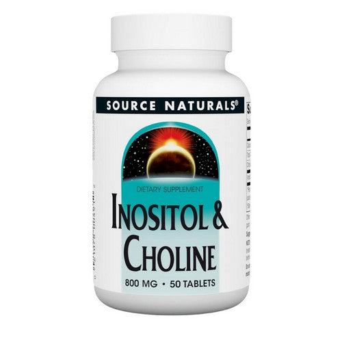 Buy Inositol & Choline 50 Tabs By Source Naturals | Herbspro.com