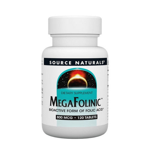Buy Mega-folinic 120 Tabs By Source Naturals | Herbspro.com