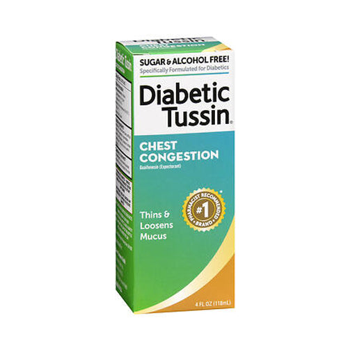 Buy Diabetic Tussin Ex Cough Suppressant Syrup Count of 1 By Diabetic ...