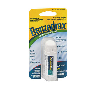 Buy Benzedrex Inhaler Propylhexedrine Nasal Decongestant 1 each By ...